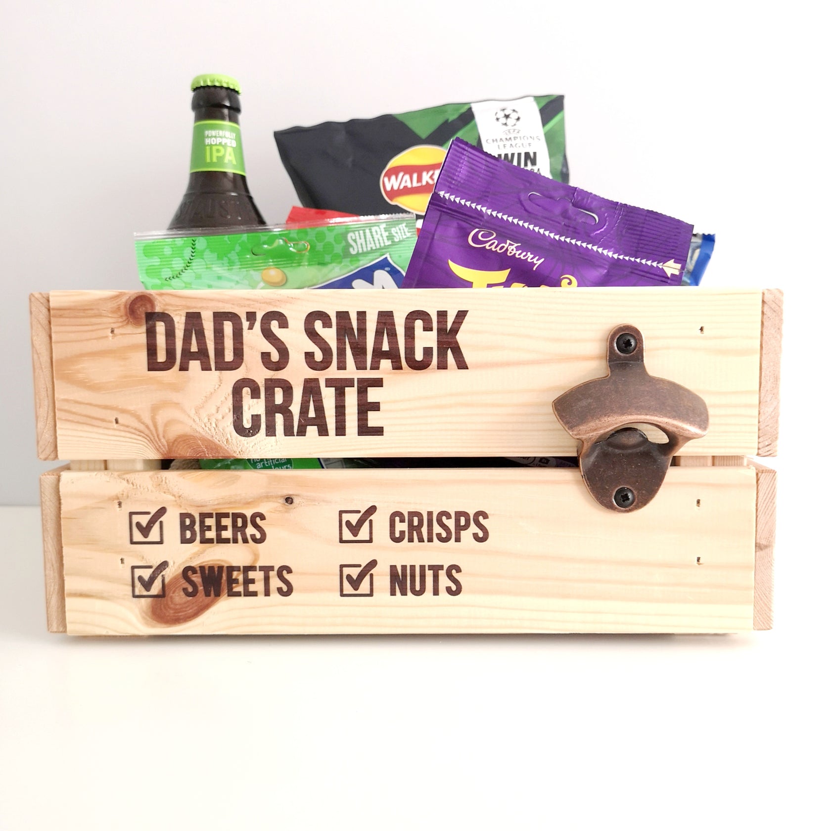 Personalised Father's Day Crate - Care Package - Supply Drop -Gift Box ...